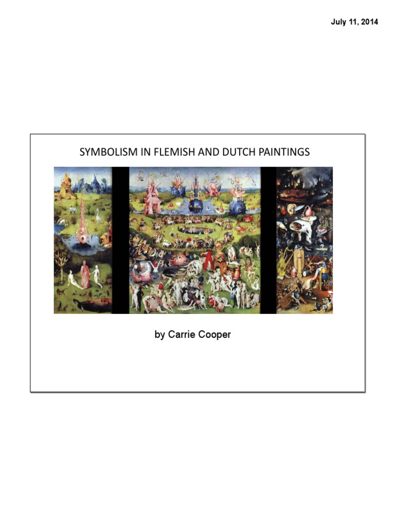 Symbolism in Flemish & Dutch Art | PDF