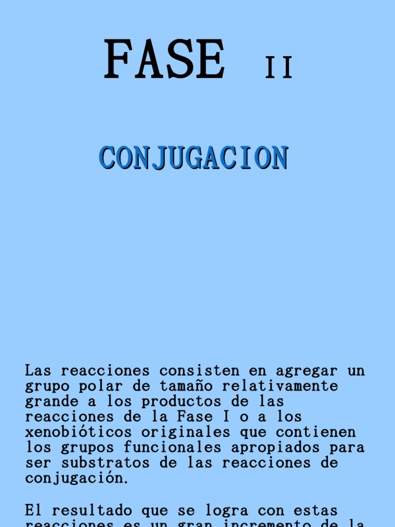 Metabolismo de Farmacos Fase de Sintesis o Fase Dos | PDF | Glutatión ...