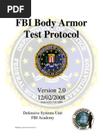 FBI Ammunition Testing Protocol Explained | PDF | Bullet | Ballistics