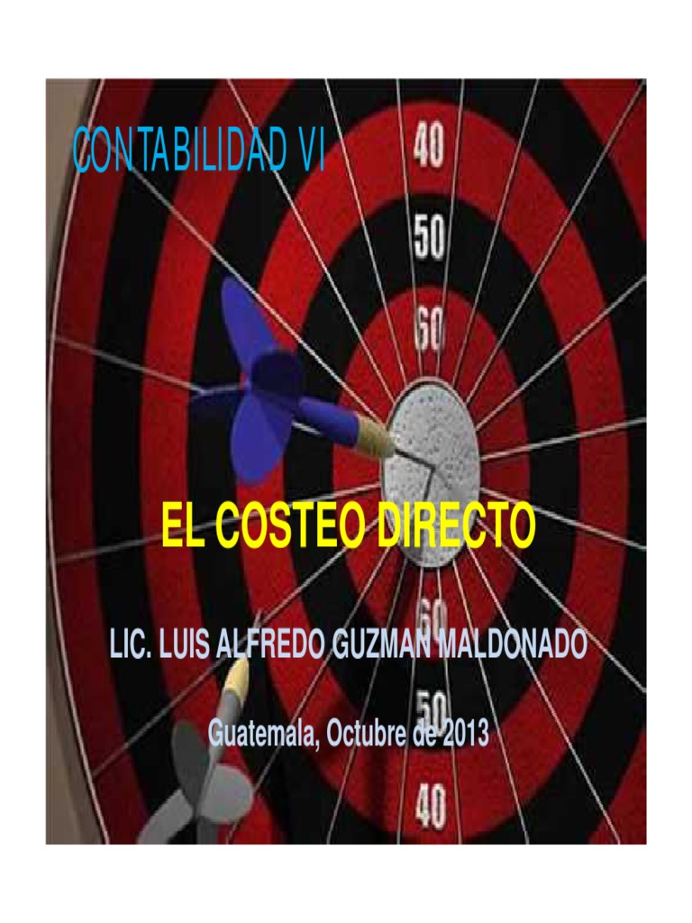 Teoria Costeo Directo | PDF | Costo | Salario