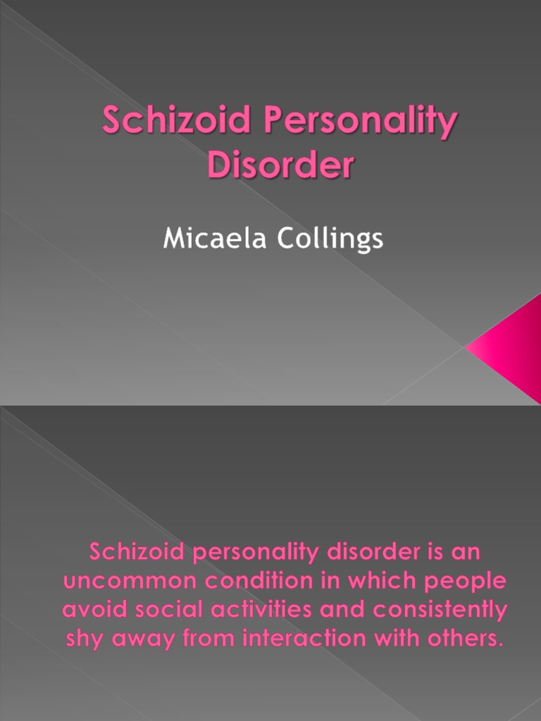 Schizoid Personality Disorder | PDF