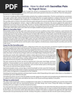 SIJ Stability: Form and Force Closure | PDF | Pelvis | Vertebral Column