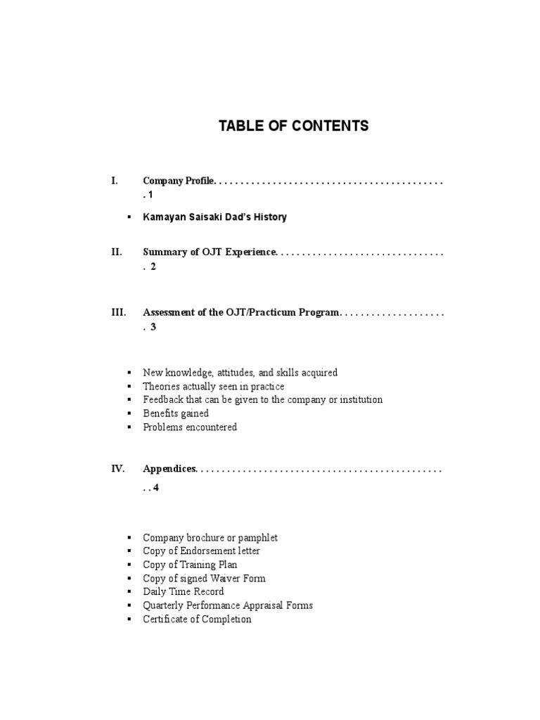 OJT Report: Restaurant Management | PDF | Career & Growth