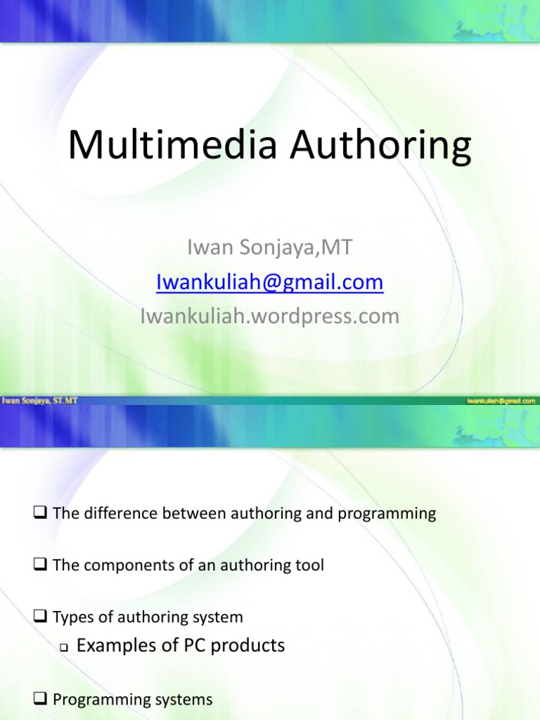 Multimedia Authoring Tools | PDF | Adobe Flash | Multimedia