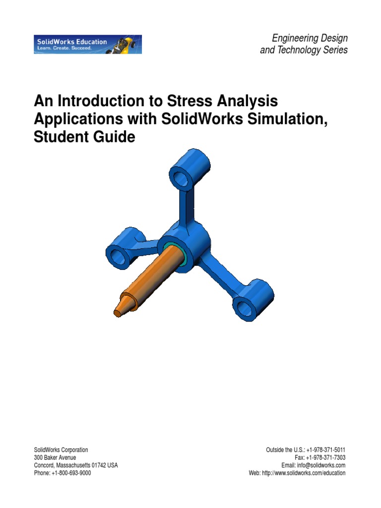 SolidWorks Simulation Student Guide-EnG | Yield (Engineering) | Deformation (Engineering)