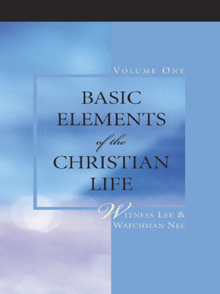 Basic Elements of The Christian Life | Acts Of The Apostles | Assurance ...