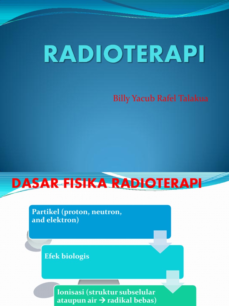 Radiodiagnostik Dan Radioterapi | PDF