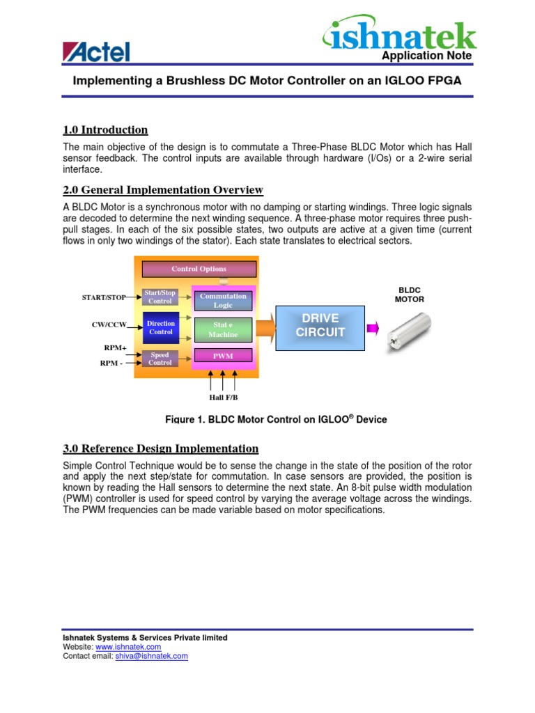 BLDC Motor Control AN | PDF