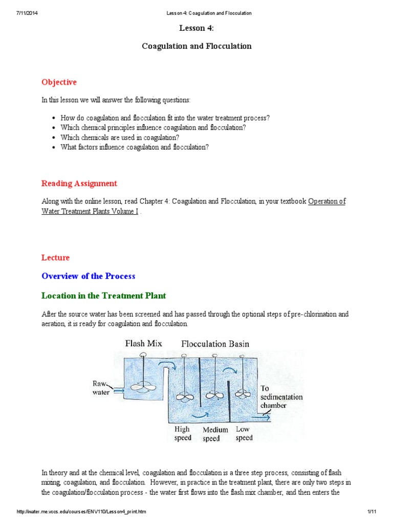 Lesson 4_ Coagulation and Flocculation | Water Purification | Chemistry