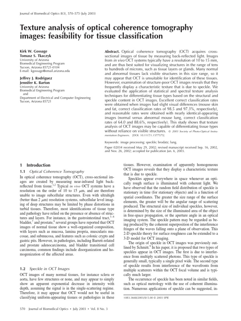 Texture Analysis | PDF | Discrete Fourier Transform | Optics