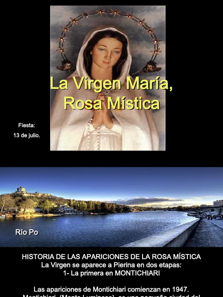 Virgen María Rosa Mística. 13 de Julio | PDF | María, madre de Jesús ...