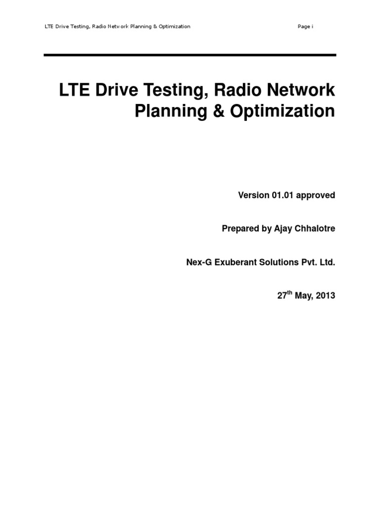 LTE - Design Planning Optimization | PDF | Antenna (Radio) | Bandwidth (Signal Processing)