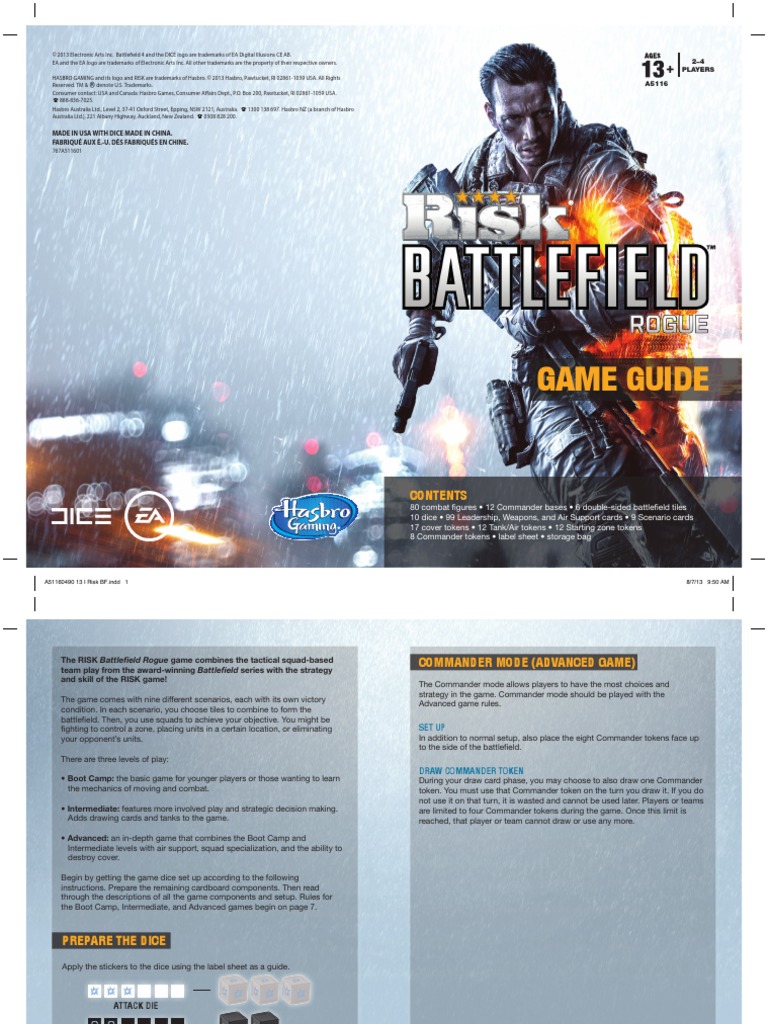 Risk Battlefield Rogue Rules | PDF | Recruit Training | Tanks