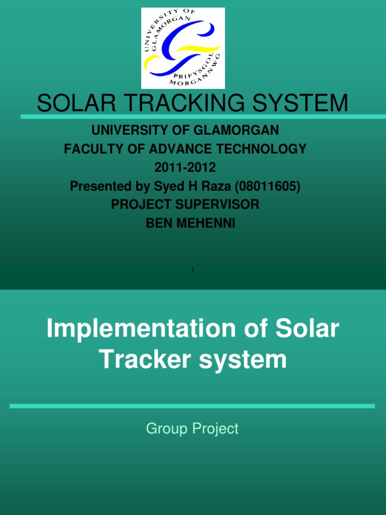 Solar Tracker | PDF | Electrical Engineering | Manufactured Goods