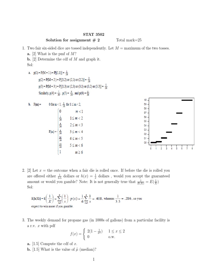 Sol Assignment | PDF | Poisson Distribution | Teaching Mathematics