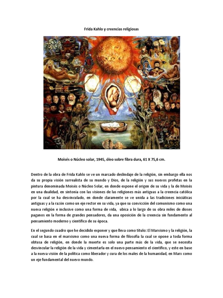 Frida Kahlo: Religión y Marxismo | PDF