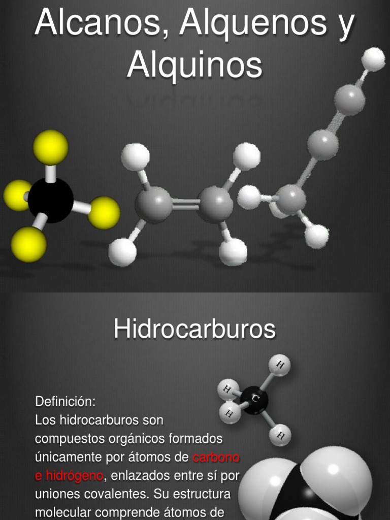 Estructura y Nomenclatura de Hidrocarburos | PDF | Alqueno | Alcano