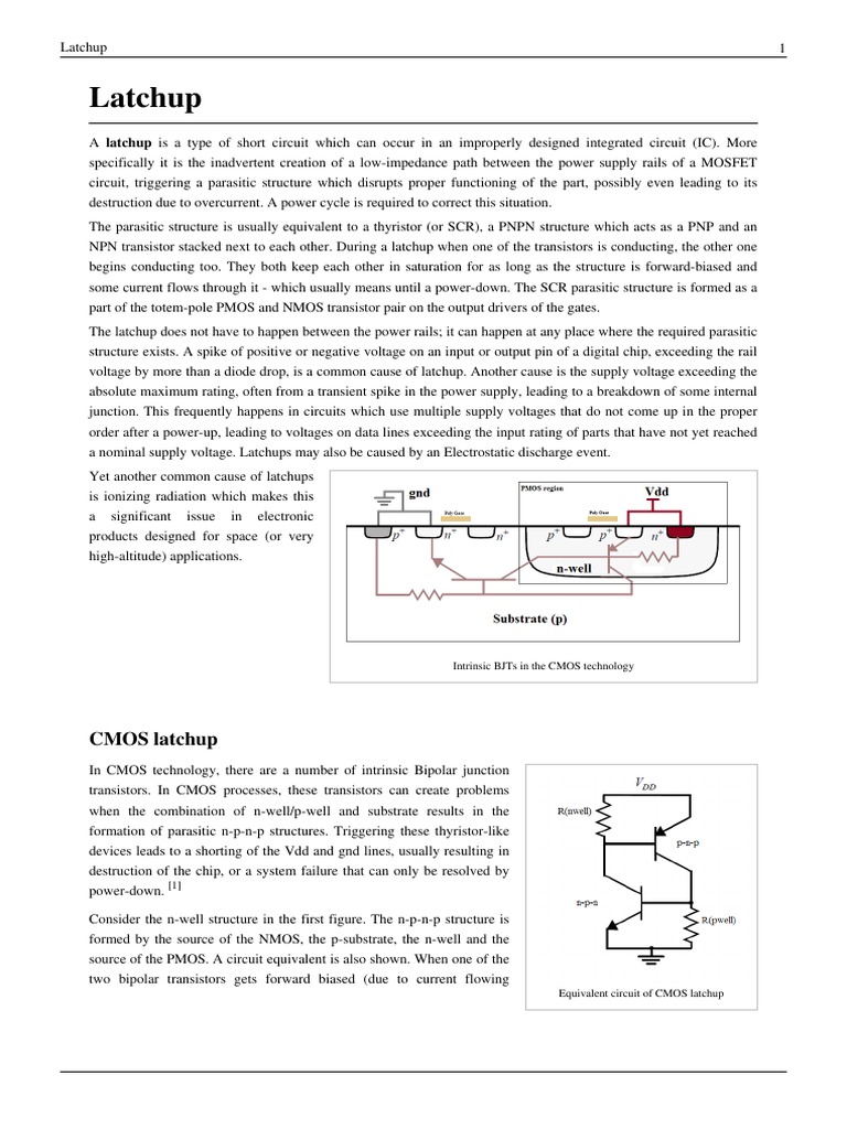 Latch Up | Components | Electricity