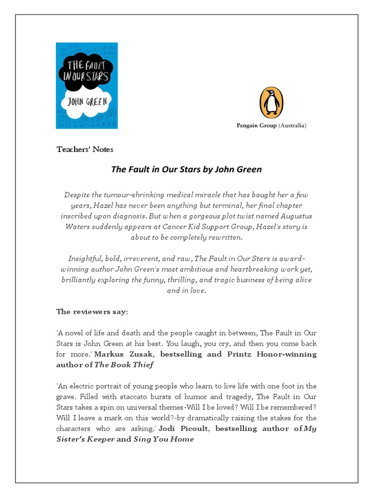Fault in Our Stars | PDF | Books