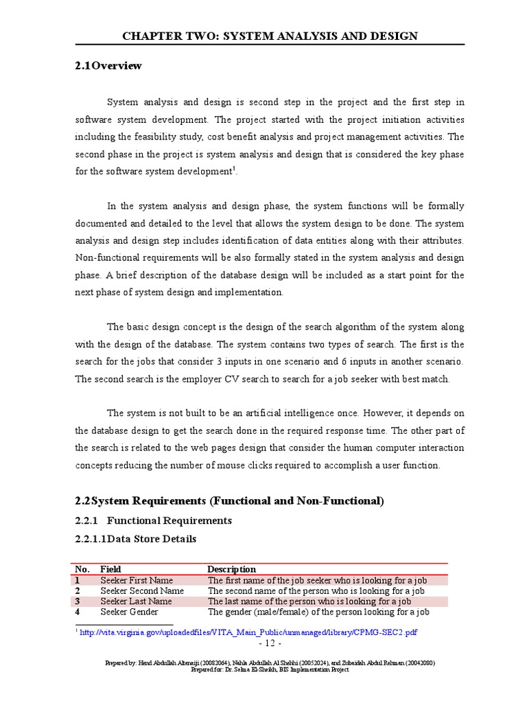 Chapter 2: System Analysis and Design | PDF | Databases | Digital ...