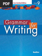 Grammar For Writing Workbook Grade 8 | PDF