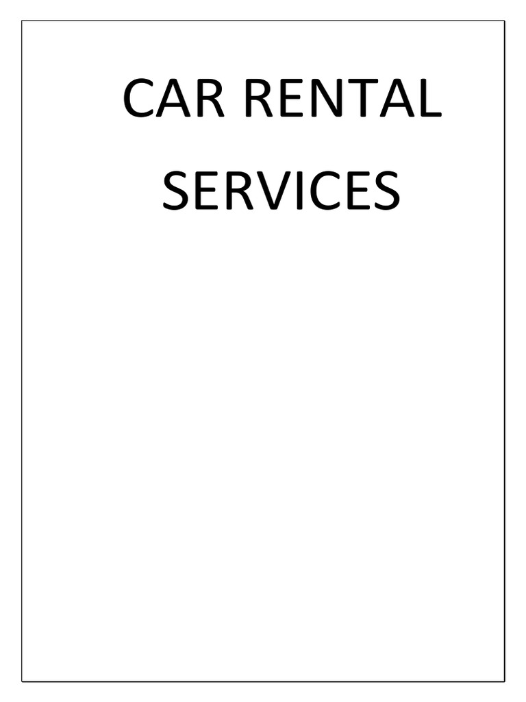 Car Rental | PDF | Microsoft Visual Studio | Use Case