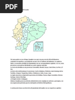 Mapa Del Ecuador y Sus Provincias | PDF