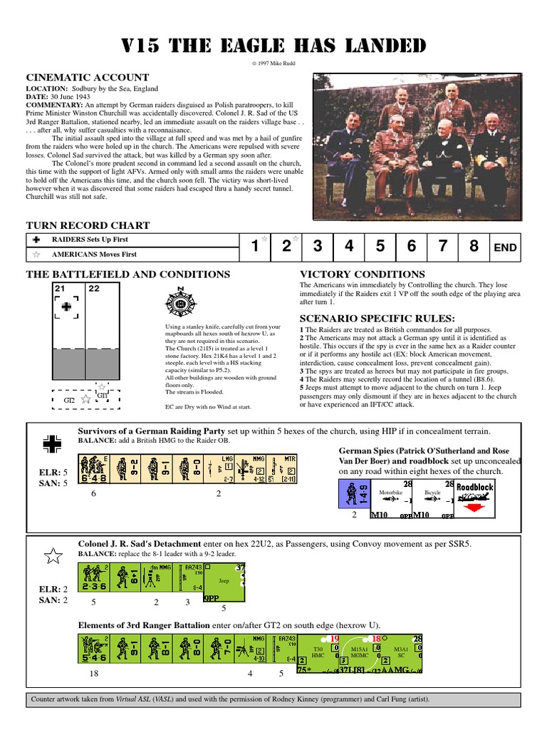 ASL - V16 The Eagle Has Landed | PDF | Military | Warfare
