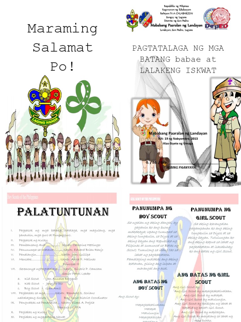 Pagtatalaga NG Mga Batang Lalakeng Iskwat11 | PDF