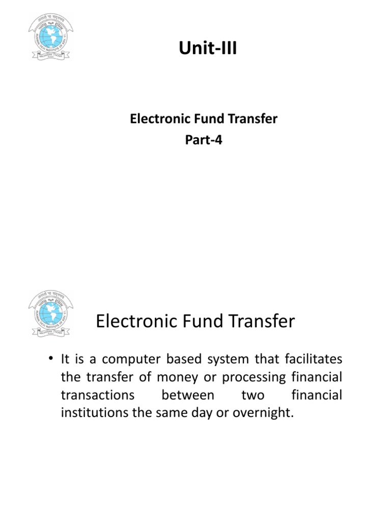 Electronic Fund Transfer Overview | PDF | Wire Transfer | Automated ...