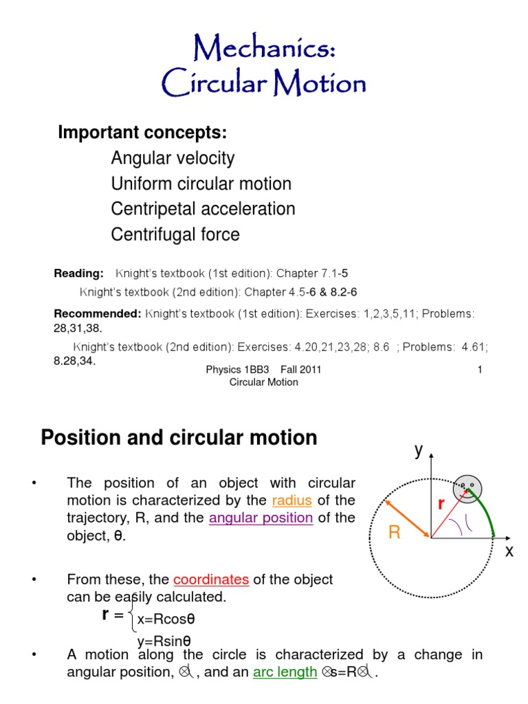 Circular Motion | Acceleration | Quantity