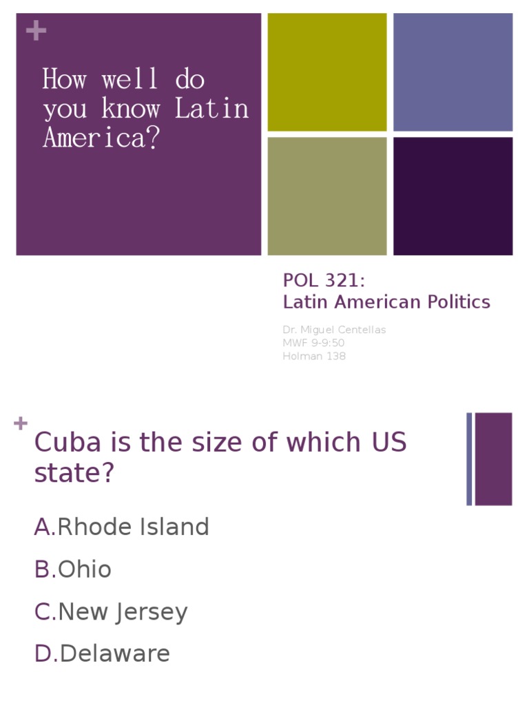 Latin American Politics Quiz Insights | PDF