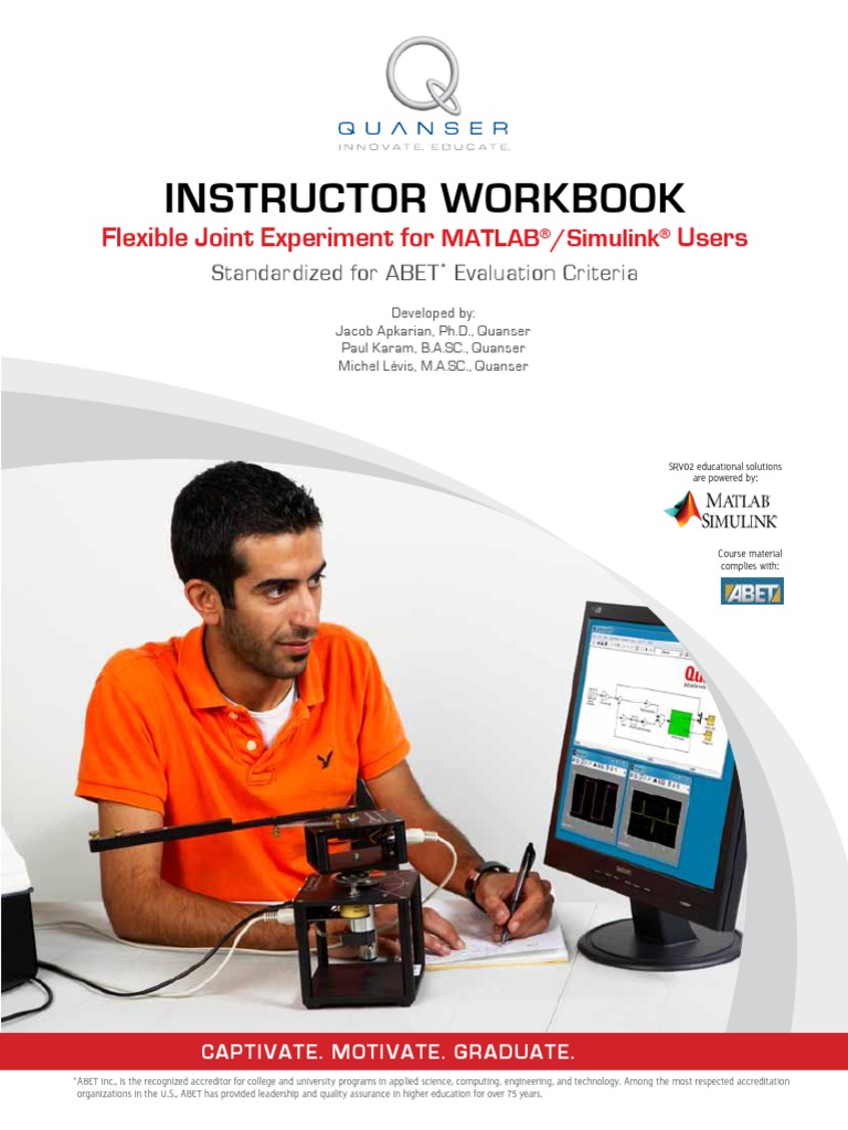 Flexible Joint Courseware Sample For MATLAB Users | PDF | Engineering | Experiment