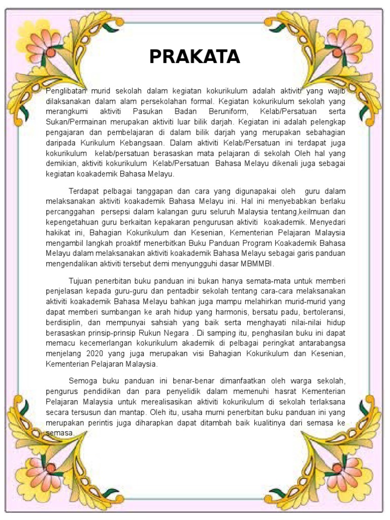 (II) Edisi 2013 Prakata Dan Isi Kandungan | PDF