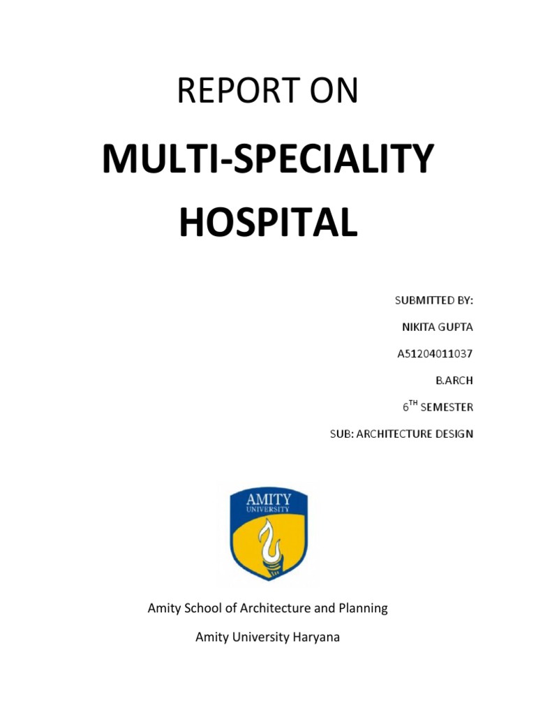 Case Study On Hospital | PDF | Stairs | Hospital