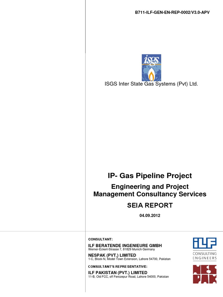 Seia Report 22 | PDF | Environmental Impact Assessment | Pipeline Transport
