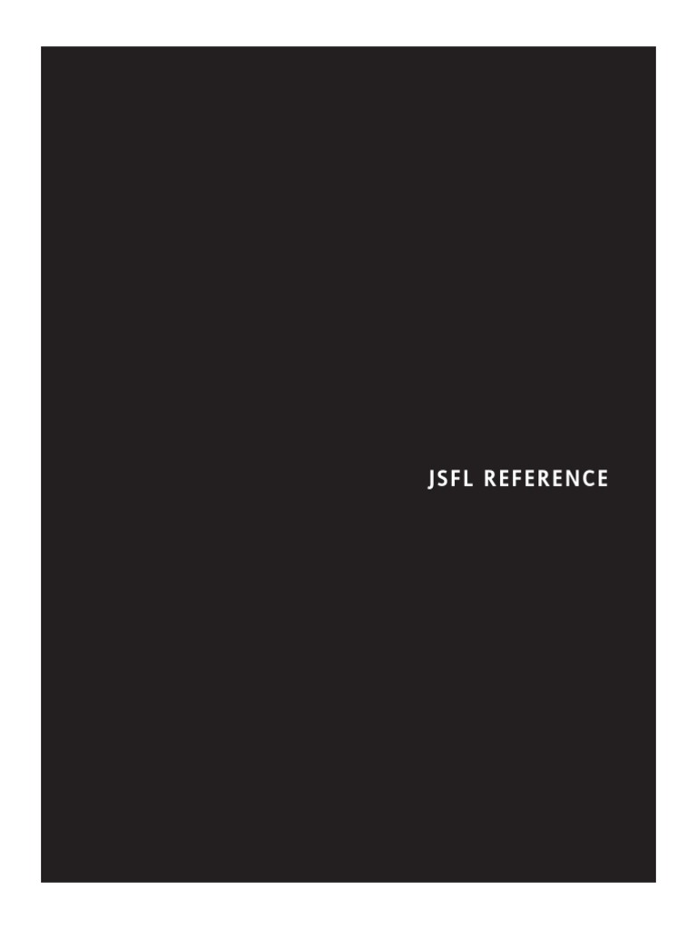 JSFL References | PDF | Pixel | Action Script
