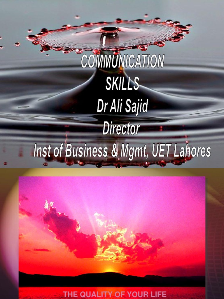 Effective Communication | PDF | Body Language | Nonverbal Communication