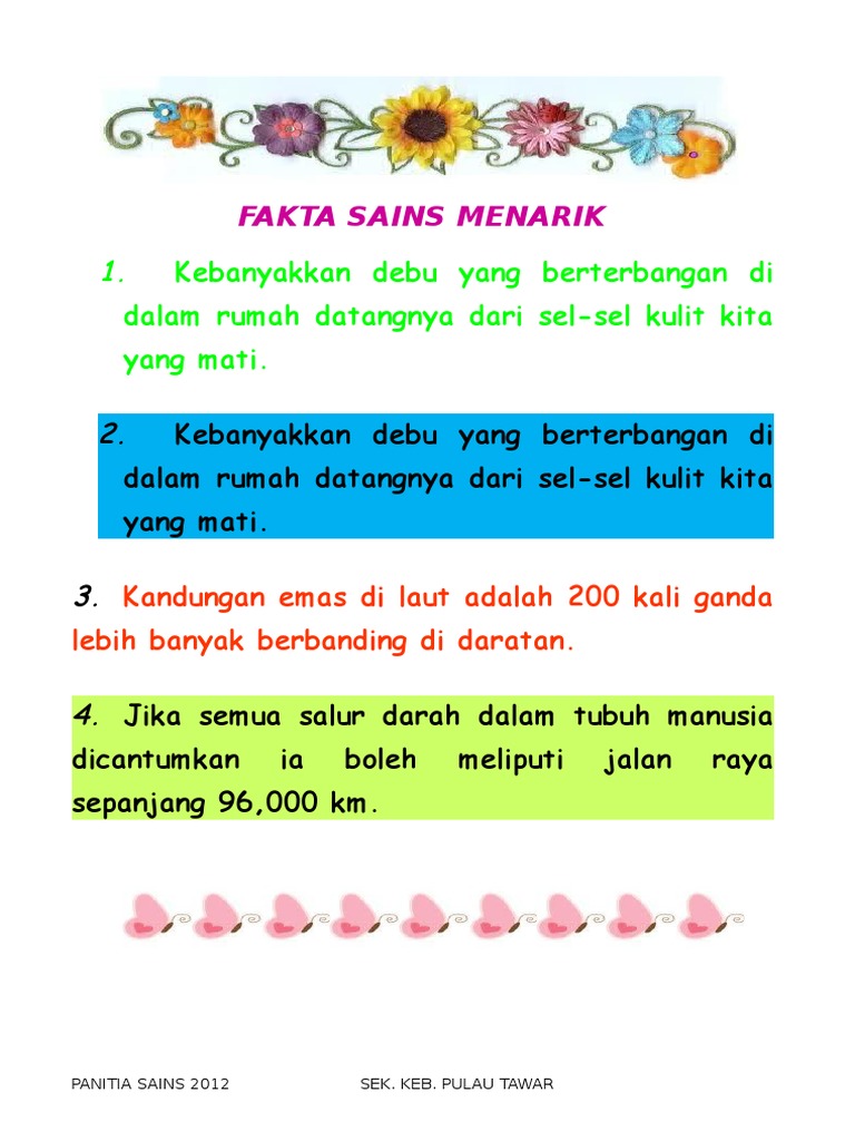Fakta Sains | PDF