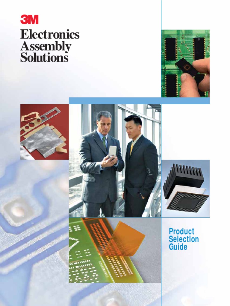 3M Electronics Brochure | PDF | Printed Circuit Board | Adhesive
