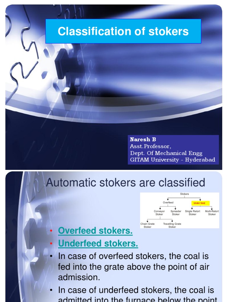 Classification of Stoker Firing | PDF | Combustion | Coke (Fuel)