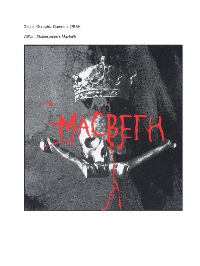 Macbeth PDF | PDF | Macbeth | Tragedy Plays