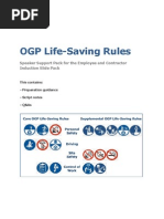New IOGP LIFE SAVING RULES | PDF