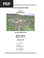 Hotel Design Brief For MEP Works | PDF