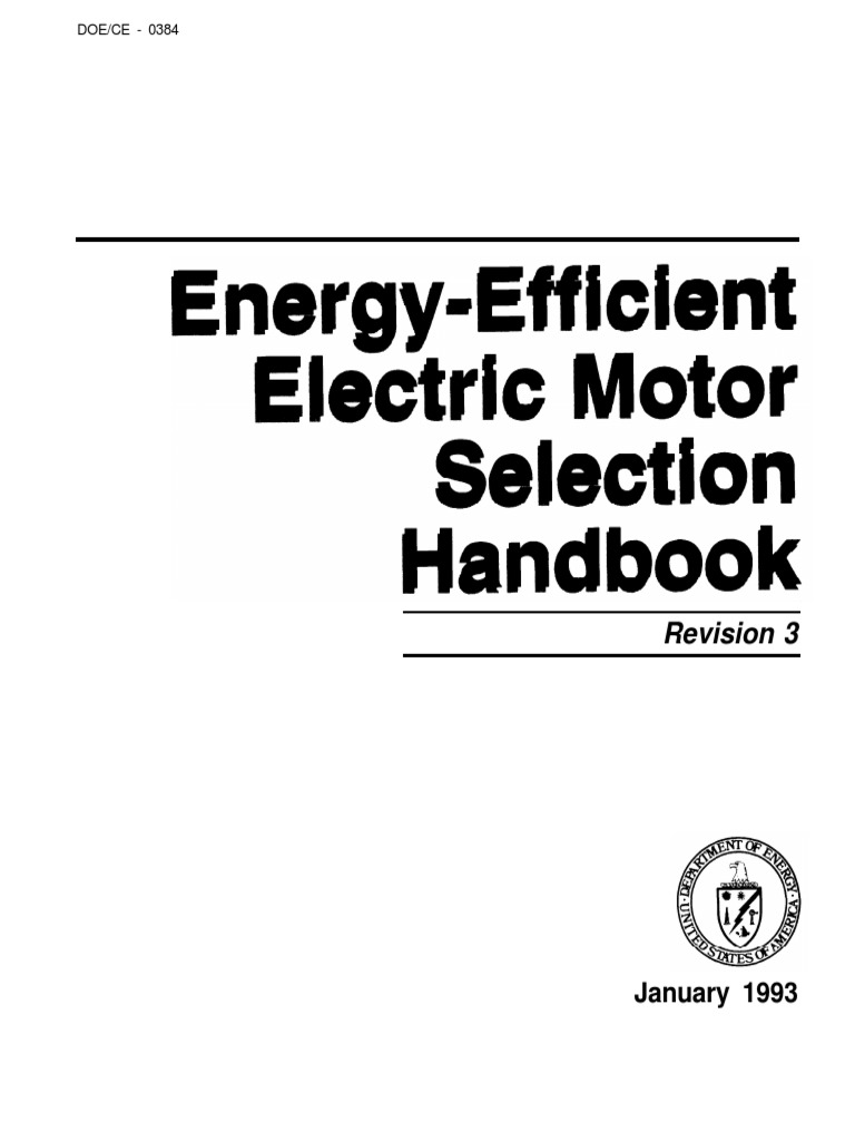 03 Energy Efficient Electric Motor Selection Handbook | PDF | Efficient ...