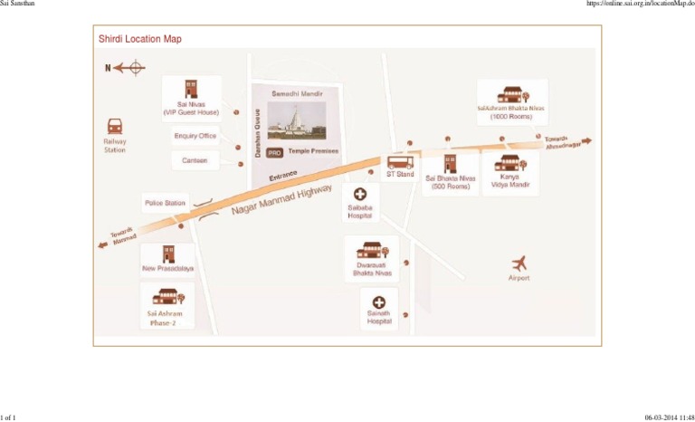 Shirdi Map | PDF