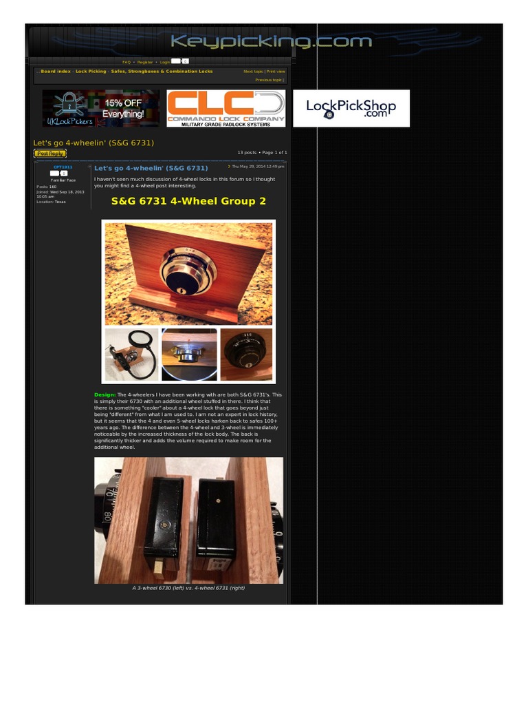 Safe Manipulation S and G 4 Wheel | PDF | Gear | Internet Forum