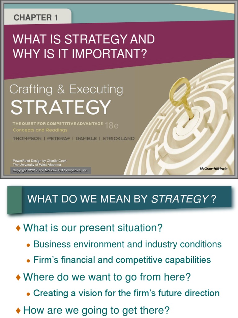 What Is Strategy and Why Is It Important?: Mcgraw-Hill/Irwin | PDF ...