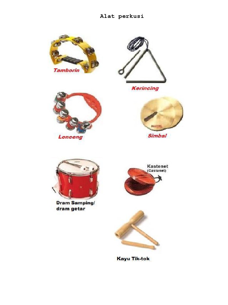 Gambar Alat Perkusi | PDF