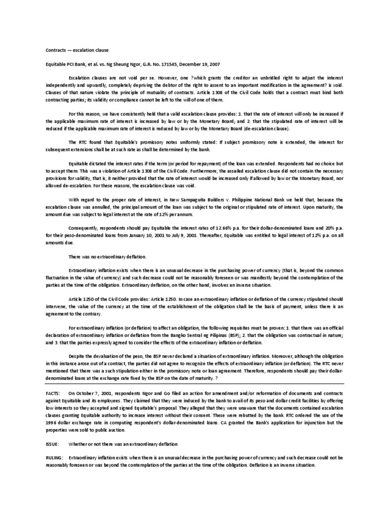 Equitable Case | PDF